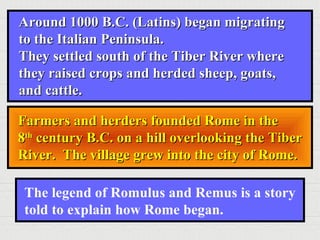 Ancient Rome Discovery Ed. Elem. | PPT