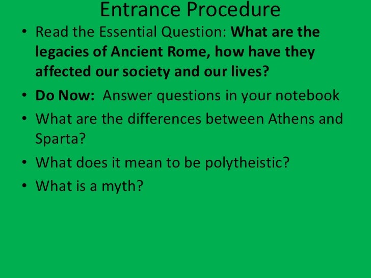 Questions About Ancient Rome