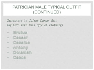 Ancient rome patrician | PPT