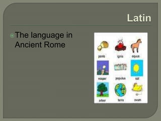 Ancient rome visual vocab | PPT