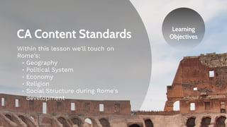 Ancient Rome Lecture | PDF