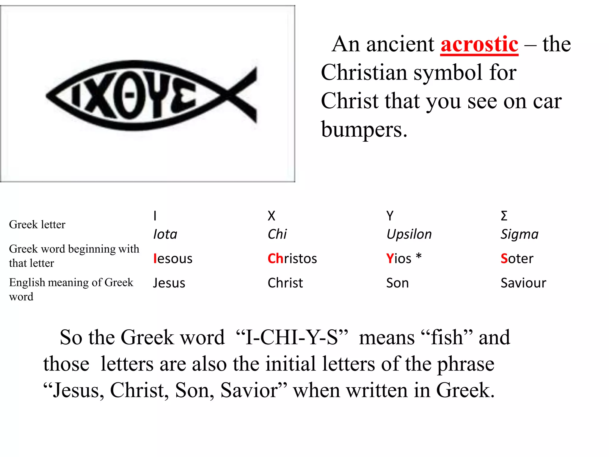 Ancient secret codes and wordplay in the bible | PPT