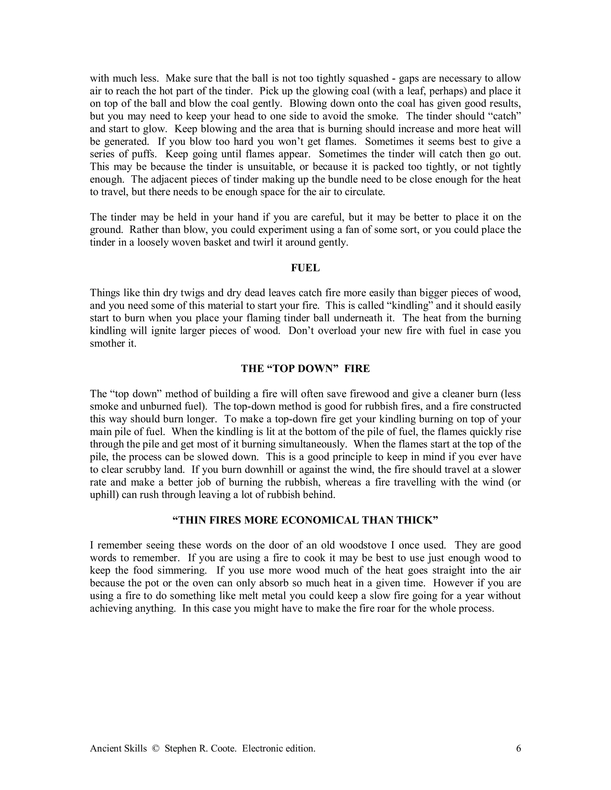 Ancient skills prepper | PDF