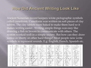 Ancient sumerian writing ppt | PPT