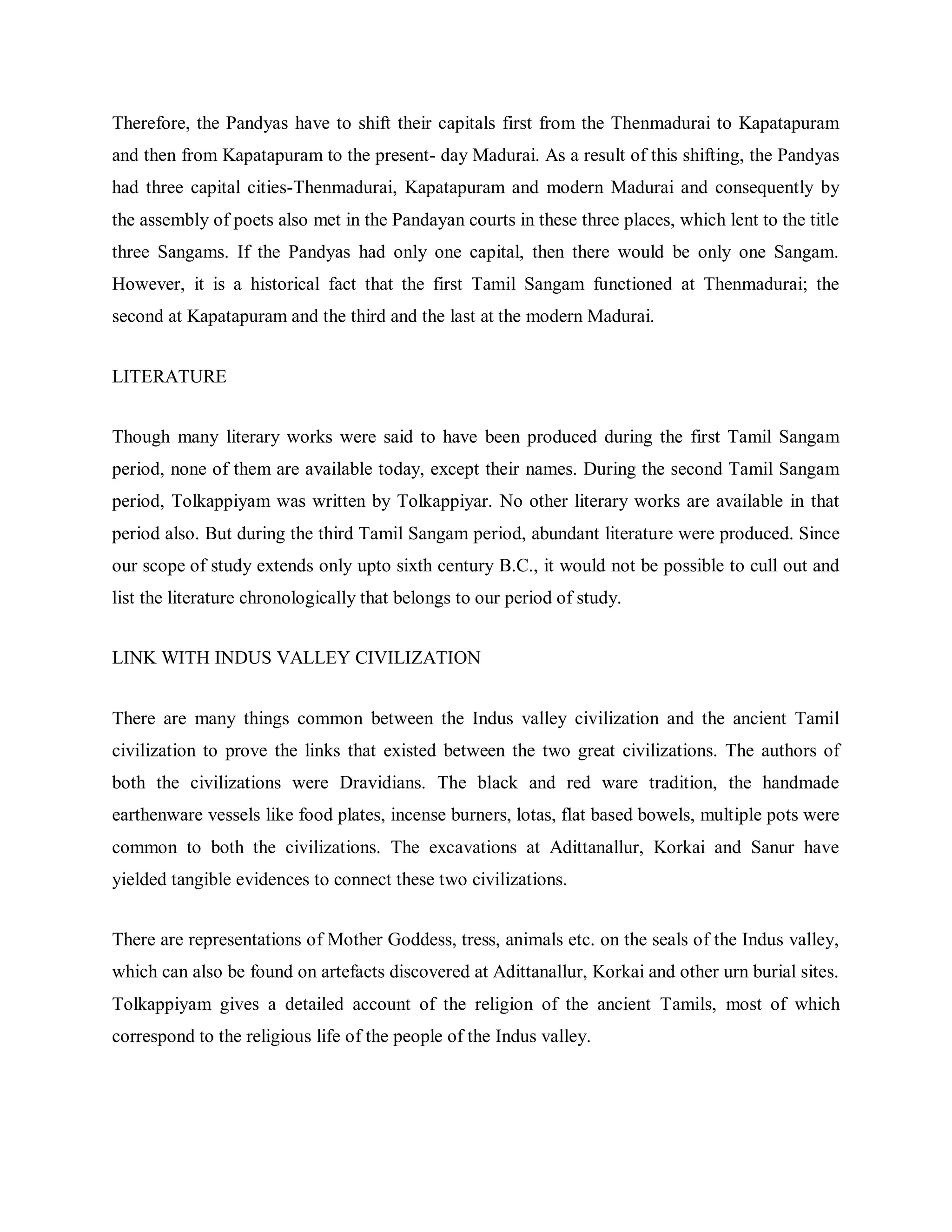 Ancient tamil civilization | PDF