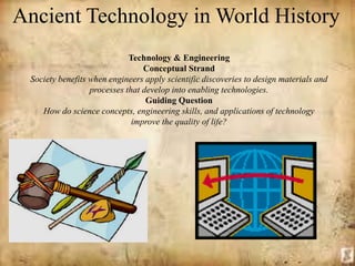 Technology In Ancient Times