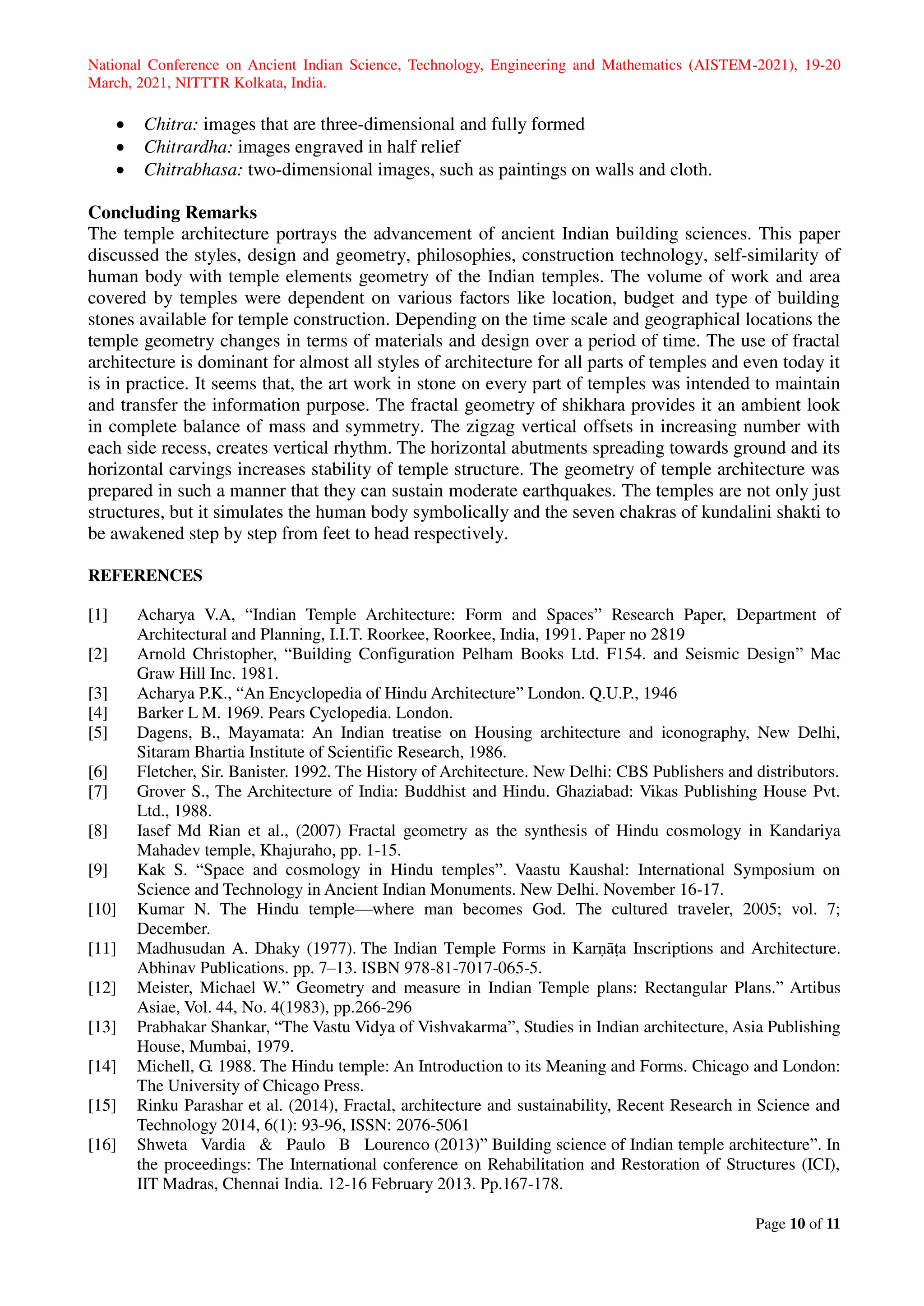 Ancient temples Geometry - conference paper prepared on 28th Feb. 2021 ...
