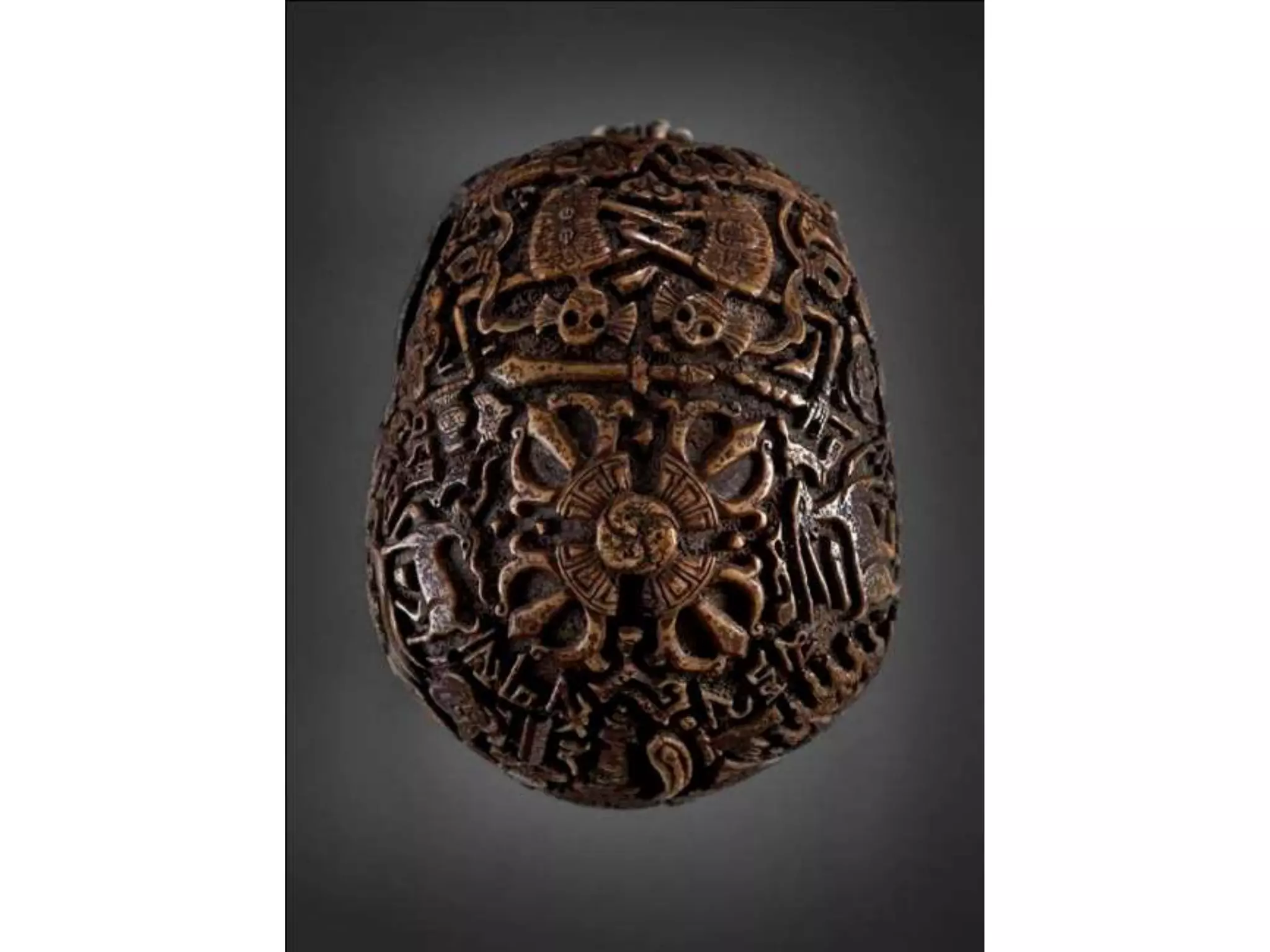 Ancient tibetan kapala skull sculpture | PPT