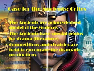 Ancient versus modern | PPT