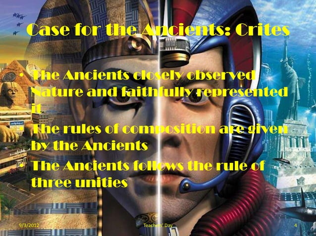 Ancient versus modern | PPT