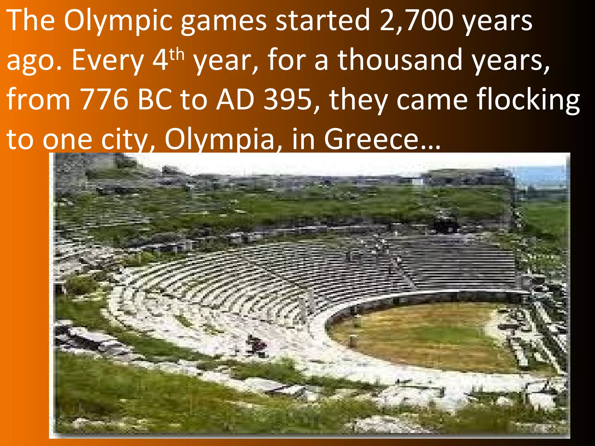 Ancient versus modern olympic gamest | PPT