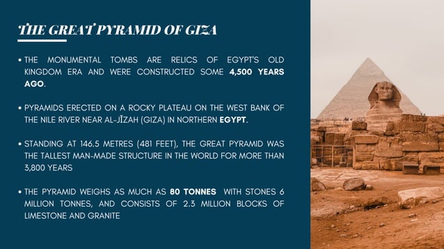 WONDERS OF ANCIENT WORLD | PPT