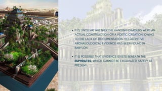 WONDERS OF ANCIENT WORLD | PPT