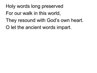 Ancient Words | PPT
