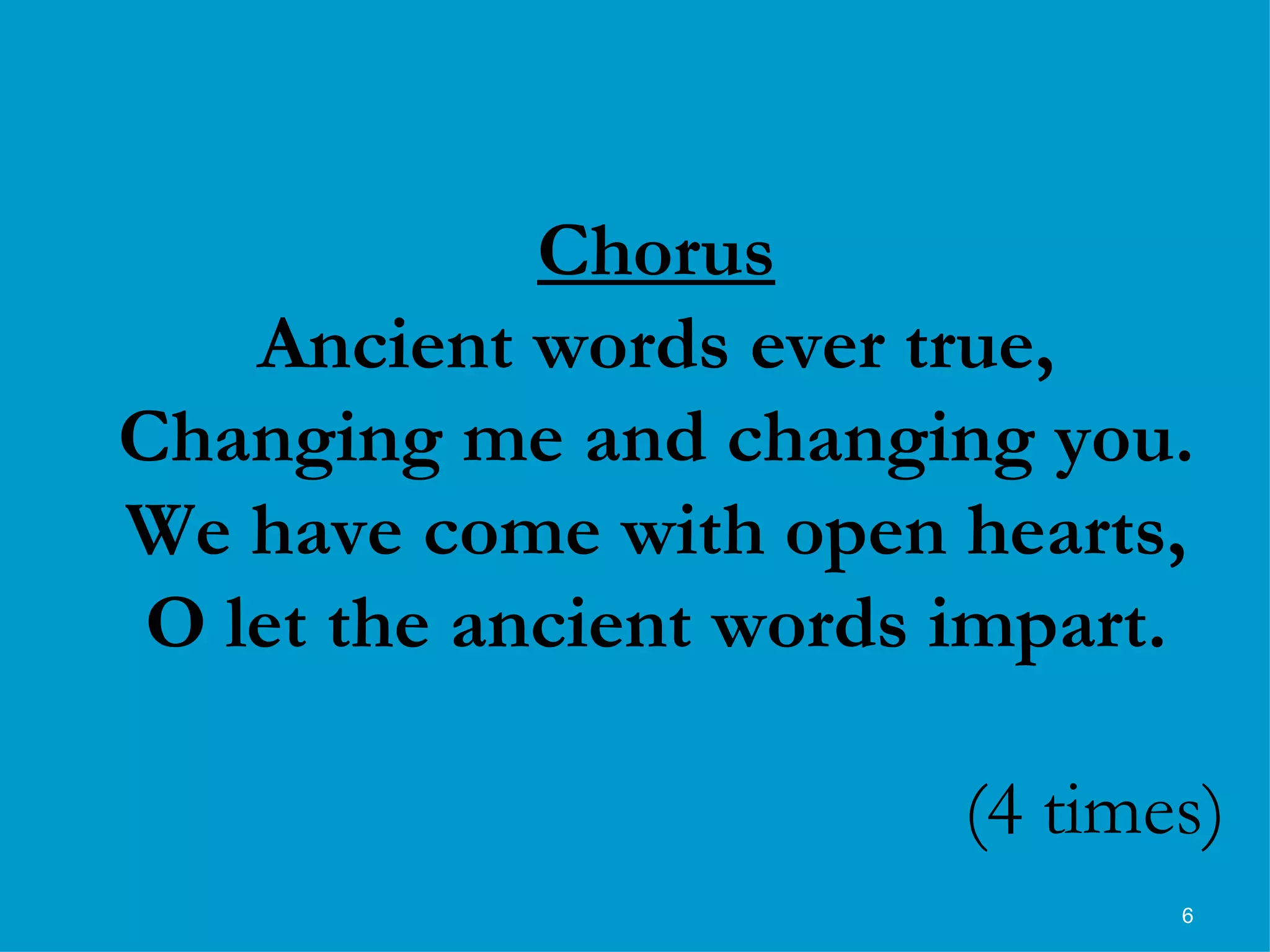 Ancient words | PPT