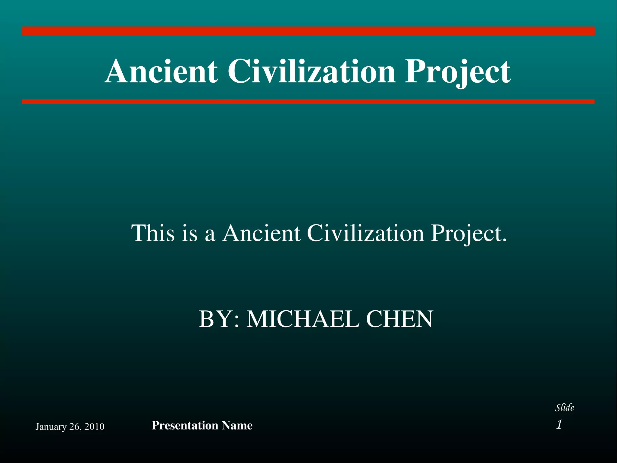 ANCIENT CIVILIZATION POWERPOINT | PPT