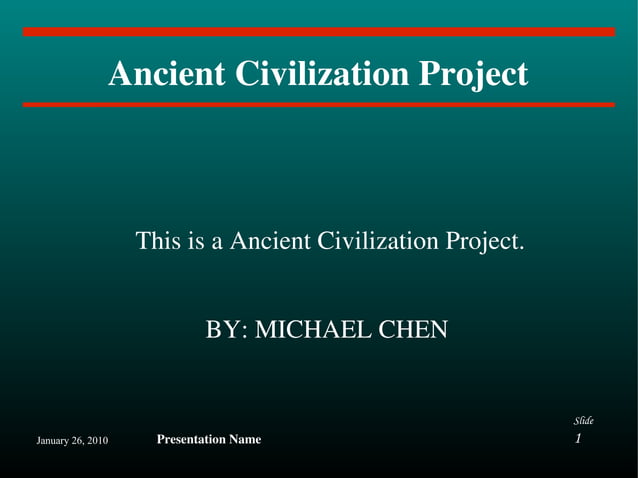 ANCIENT CIVILIZATION POWERPOINT | PPT