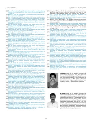 Improved speech emotion recognition with Mel frequency magnitude coefficient | PDF