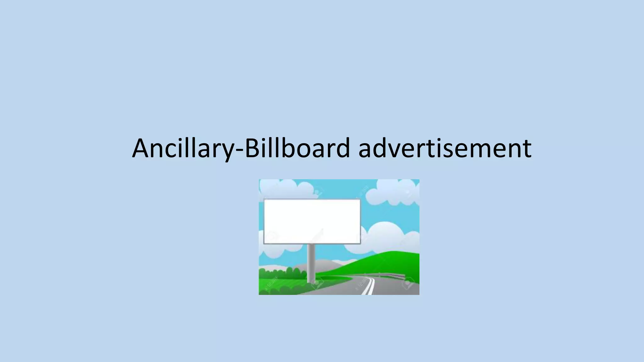 Ancillaries | PPT
