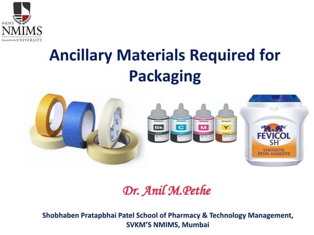 Ancillary material for packaging | PPTX