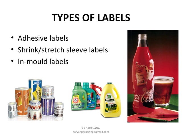 Ancillary Packaging Materials_S.K.Saravana | PPS | Chemistry | Science