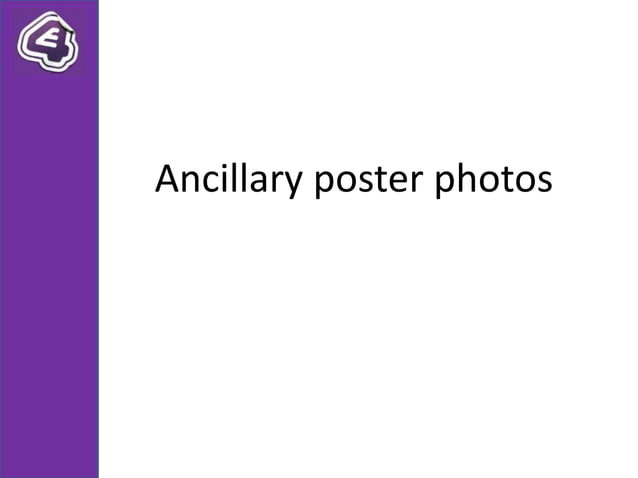 Ancillary poster making | PPT