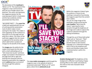 Ancillary product magazine - analysis task | PPTX