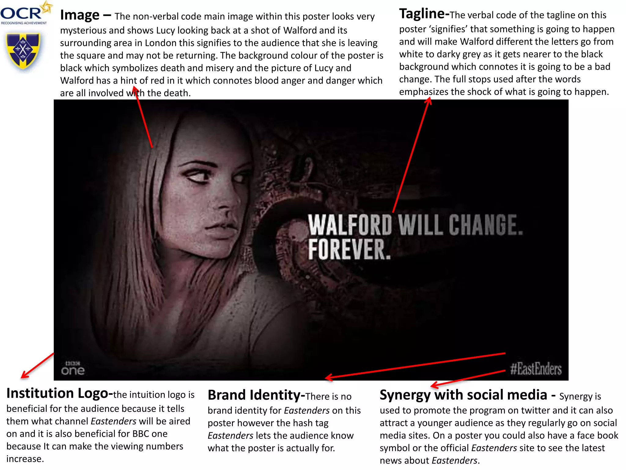 Ancillary product- Poster analysis task | PPTX
