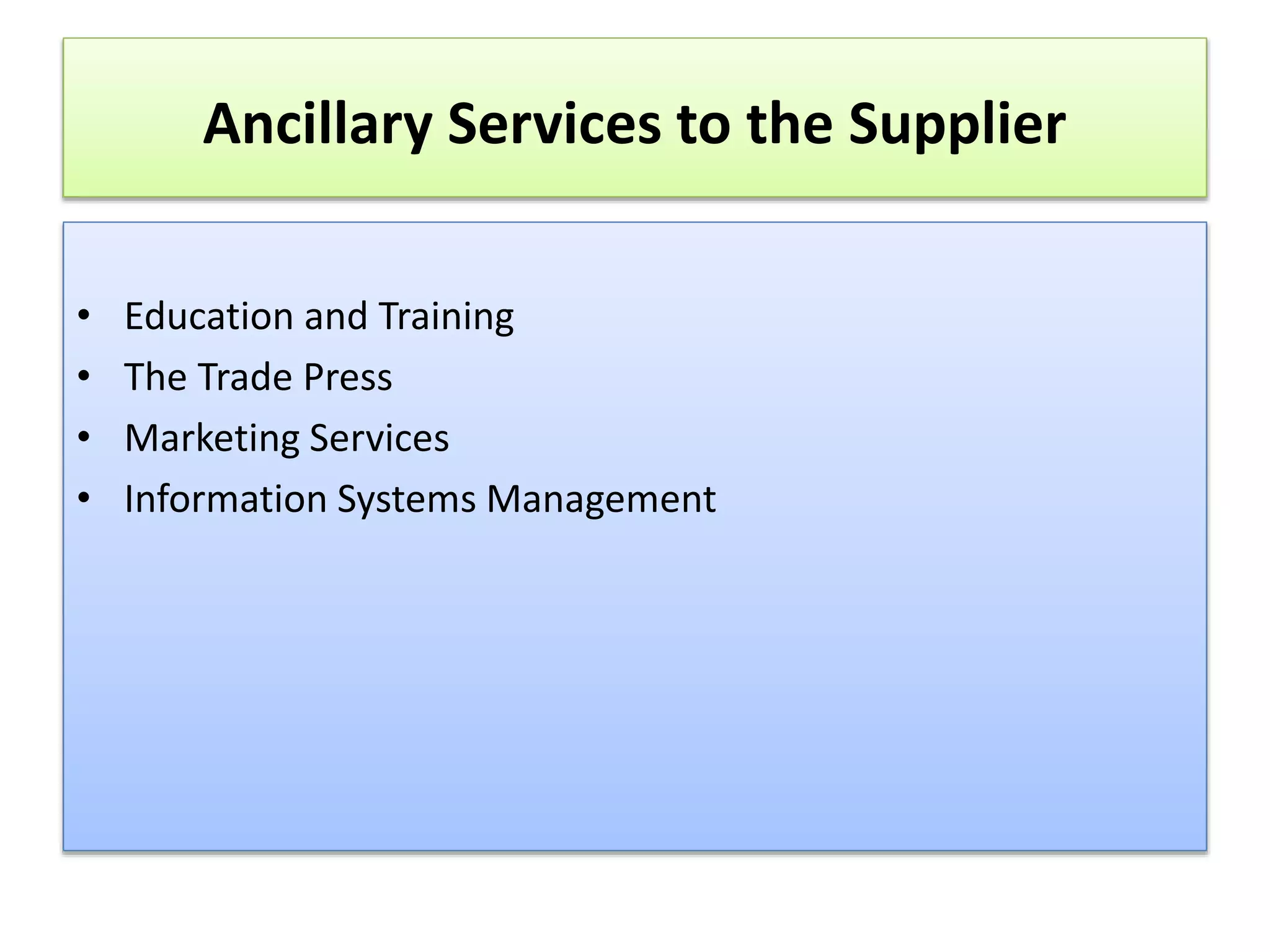 Ancillary service | PPTX