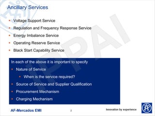 Ancillary Services Market in India | PDF