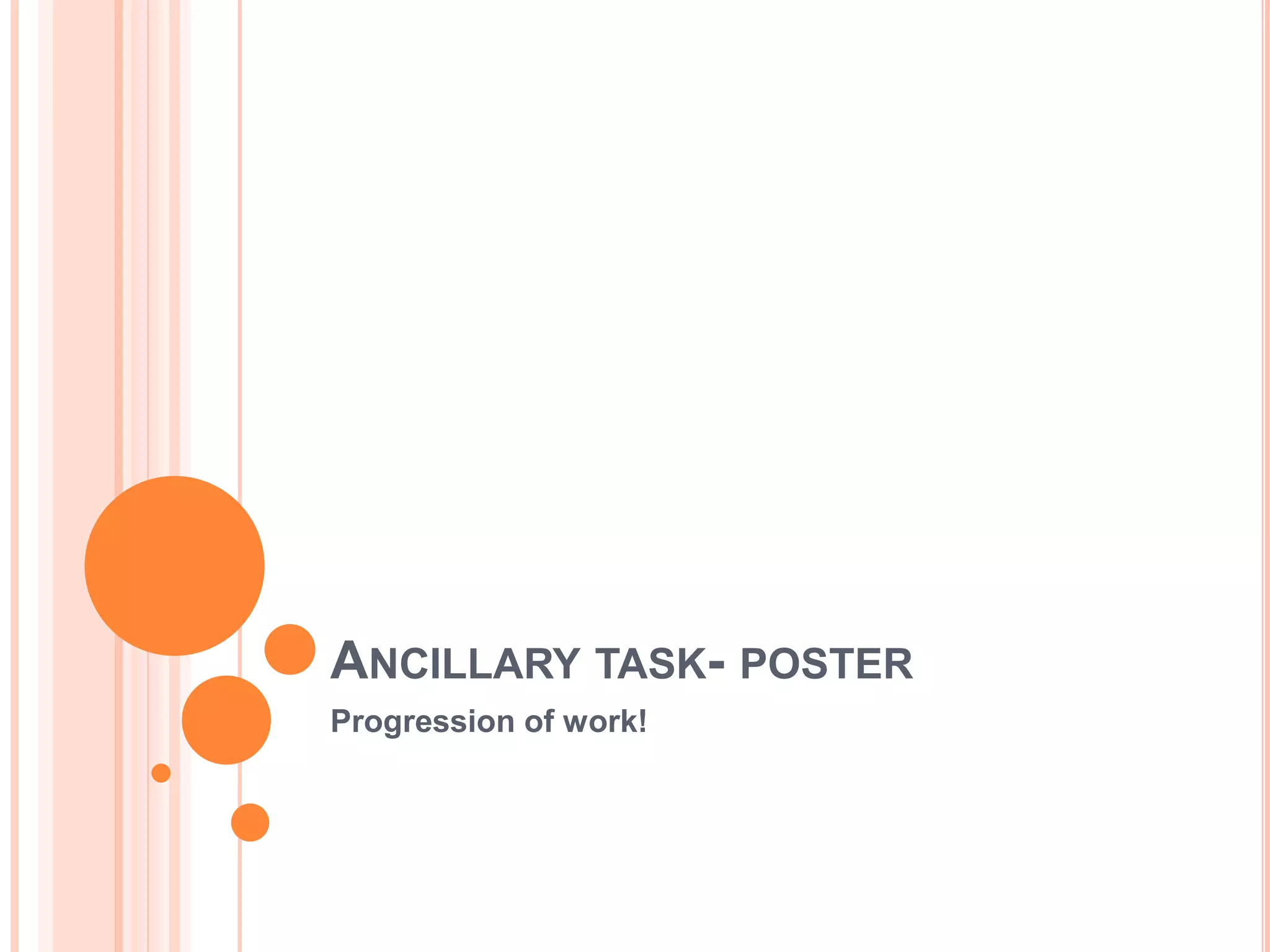 Ancillary task poster | PPTX