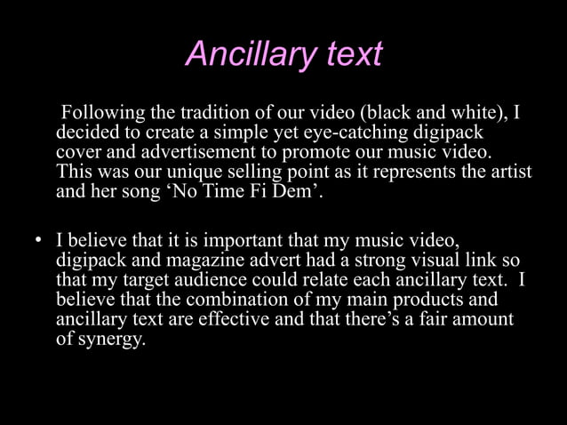Ancillary textnew | PPTX