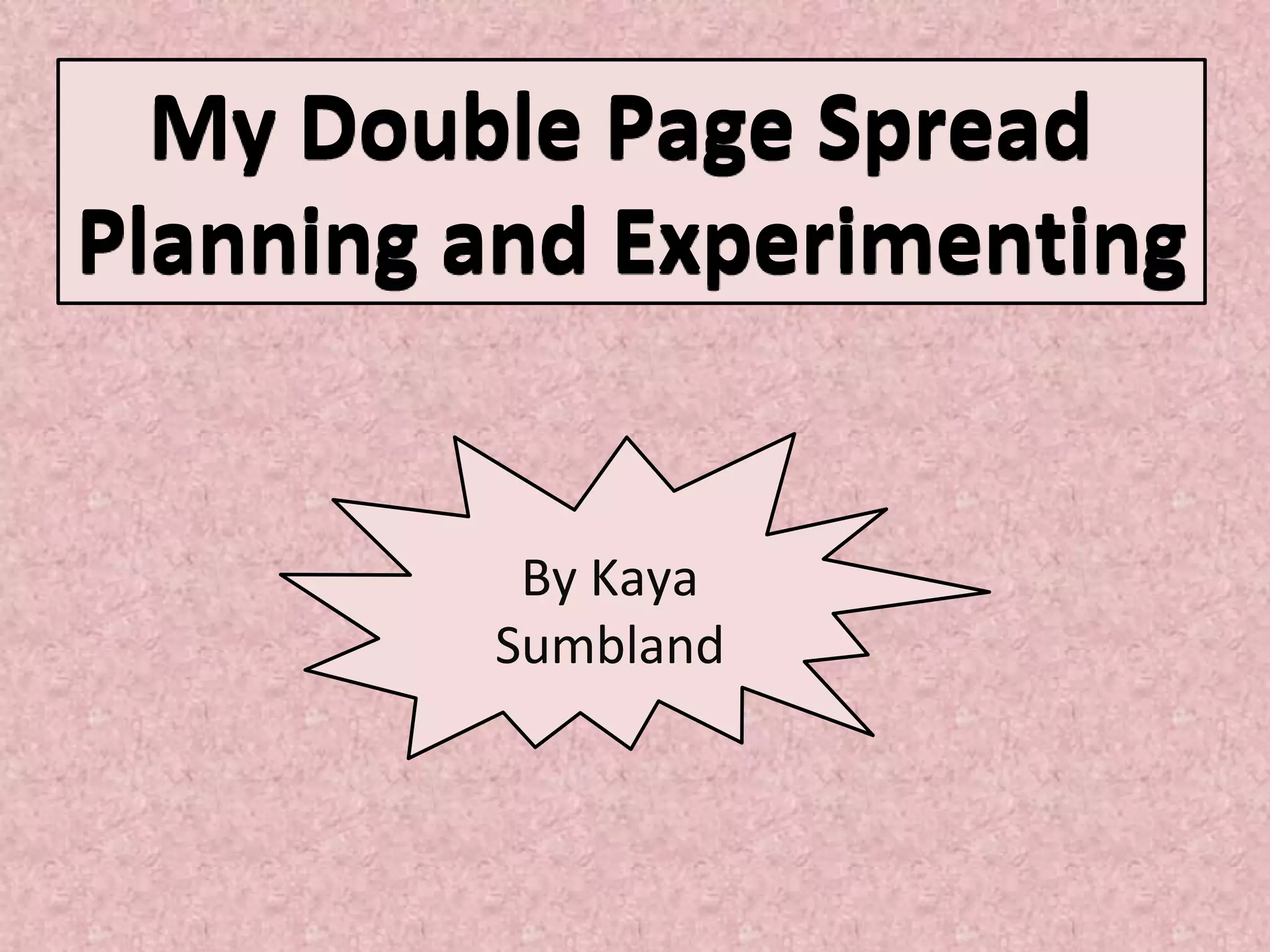 Ancillary video presentation | PPT