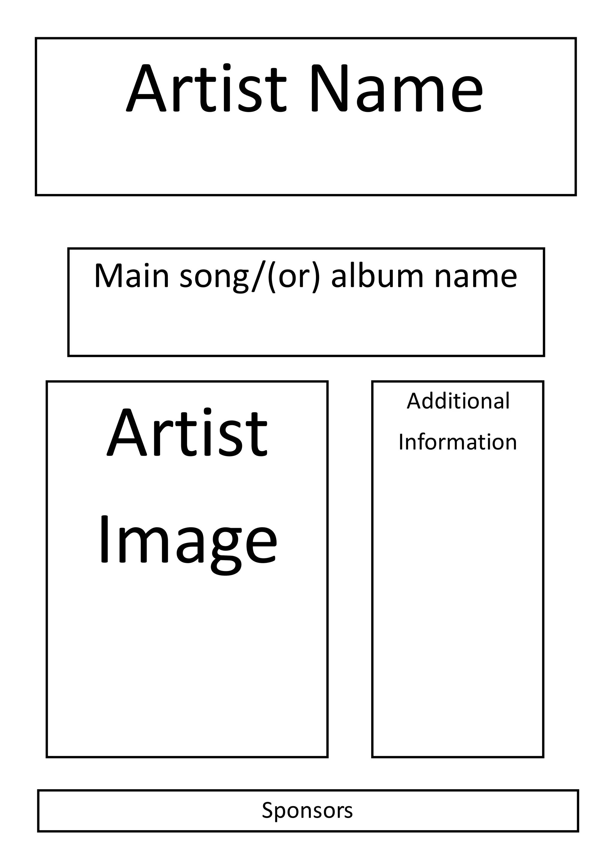 Ancillery task poster layout | DOCX