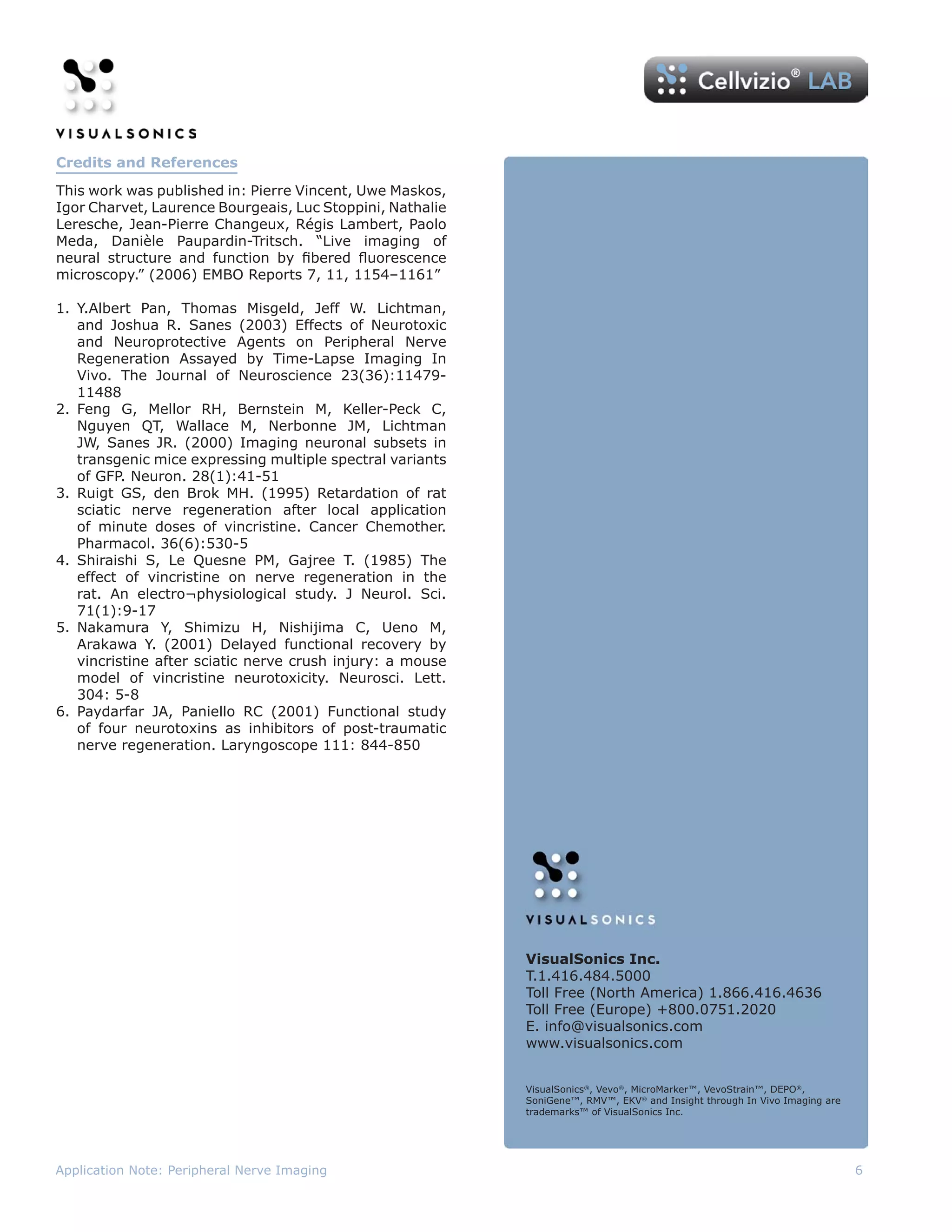 Application Note - Neuroscience: Peripheral Nerve Imaging | PDF