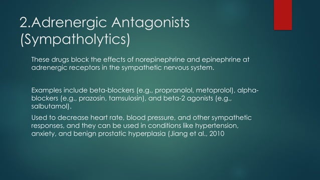 Drugs acting on autonomic nervous system | PPTX