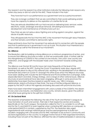 ANC Organisational Renewal Policy Document | PDF