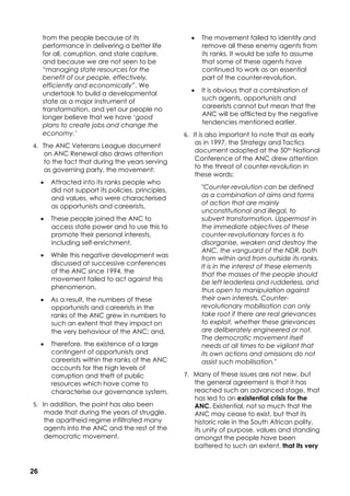 ANC Organisational Renewal Policy Document | PDF