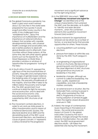 ANC Organisational Renewal Policy Document | PDF