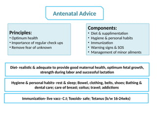 Guide to Antenatal care in obstetrics for undergraduates | PPTX
