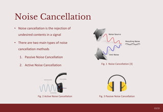 Active Noise Cancellation | PPTX