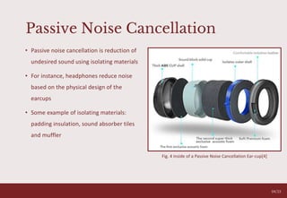 Active Noise Cancellation | PPTX