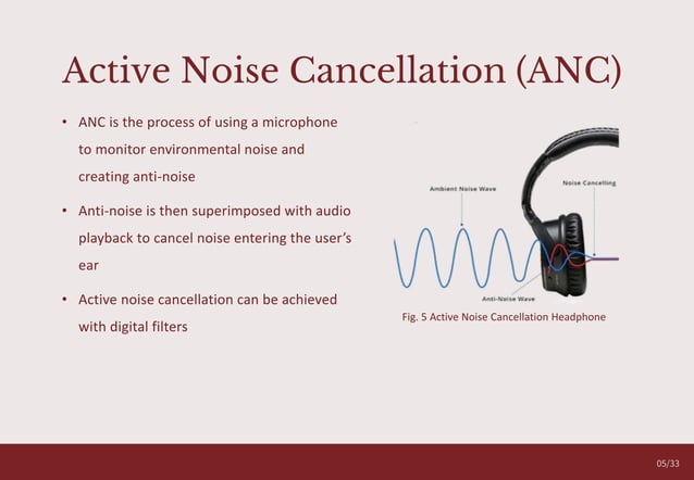 Active Noise Cancellation | PPTX