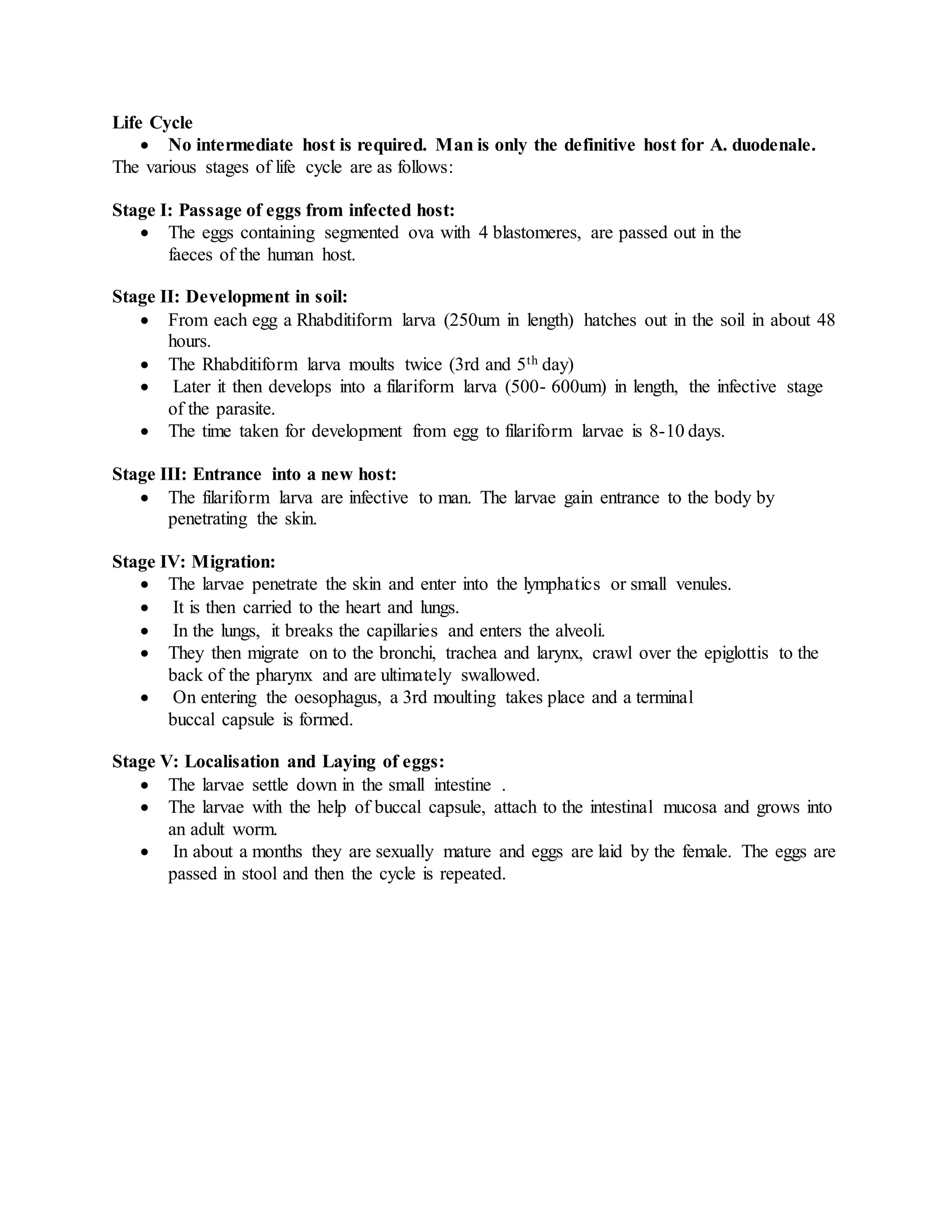 Ancylostoma duodenale1 | PDF