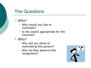 And The Award Goes To. . . | PPT