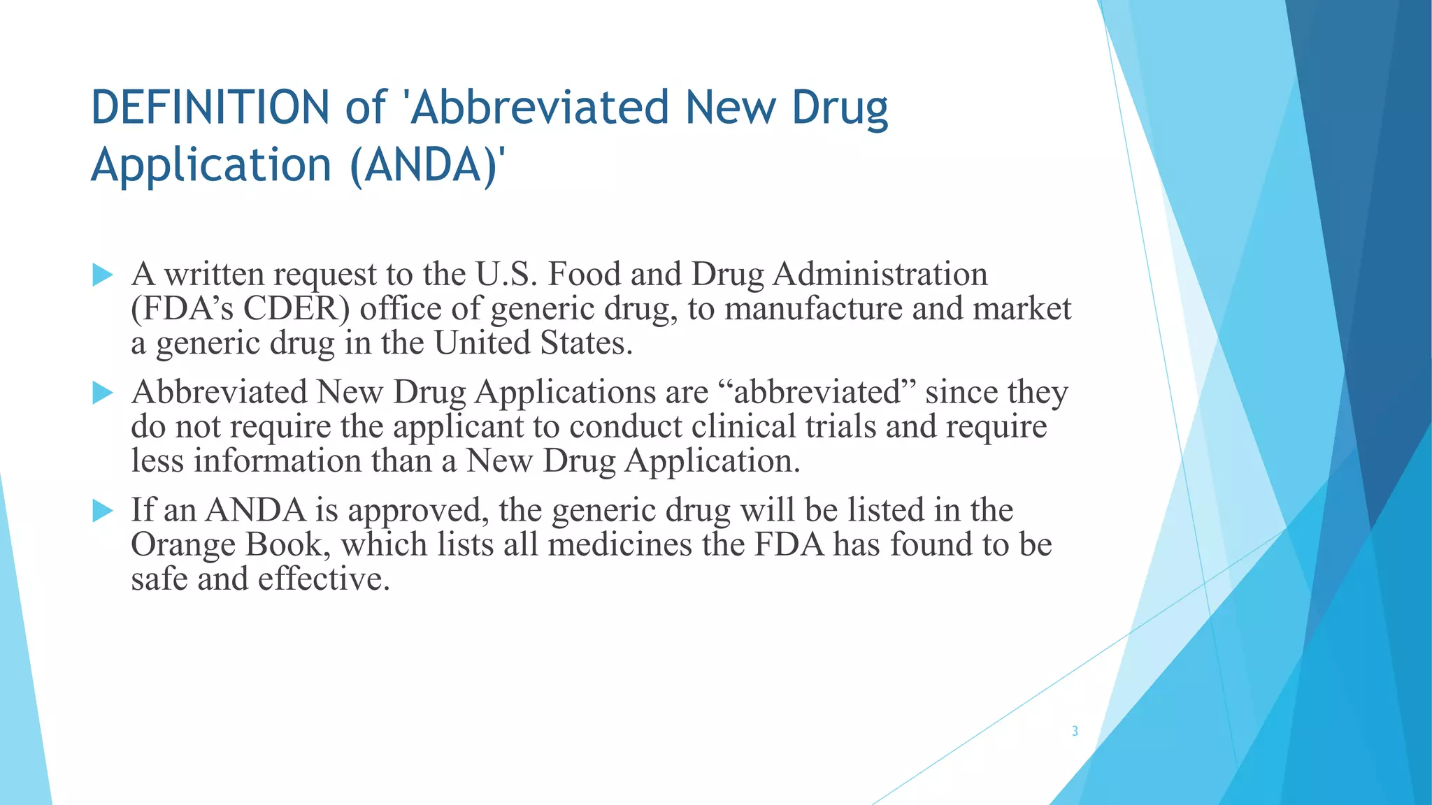 Anda.ppt | Pharmaceutical Industry | Industries