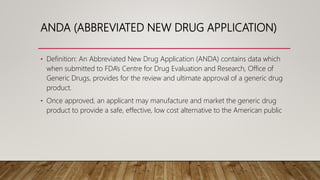 Anda | PPTX | Pharmaceutical Industry | Industries