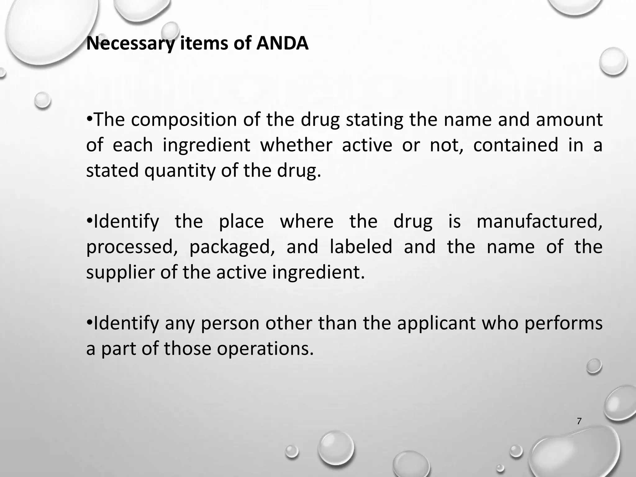 ANDA -Abbreviated NewDrug Application.pptx