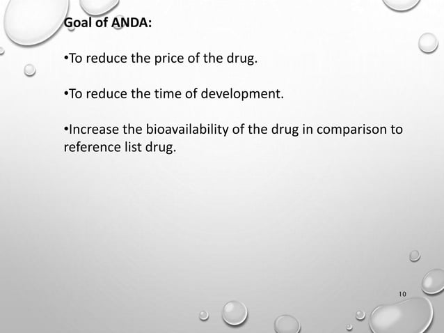 ANDA -Abbreviated NewDrug Application.pptx | Pharmaceutical Industry ...