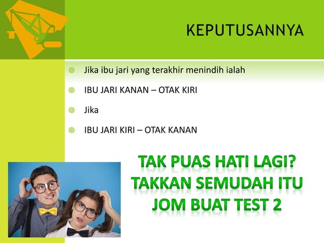 Anda dominan otak kiri atau otak kanan | PPTX